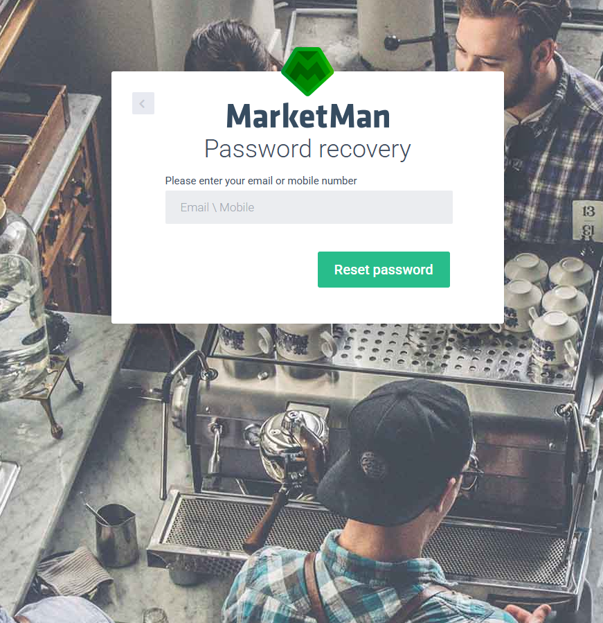 MarketMan - My User - Forgot your password? How to reset login information